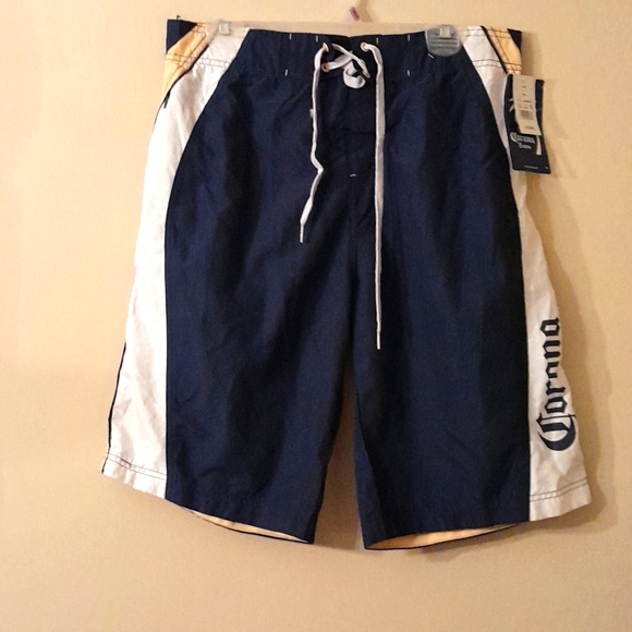 Corona | Swim | Corona Mens Board Shorts Xl Navy Blue Nwt Bathing ...